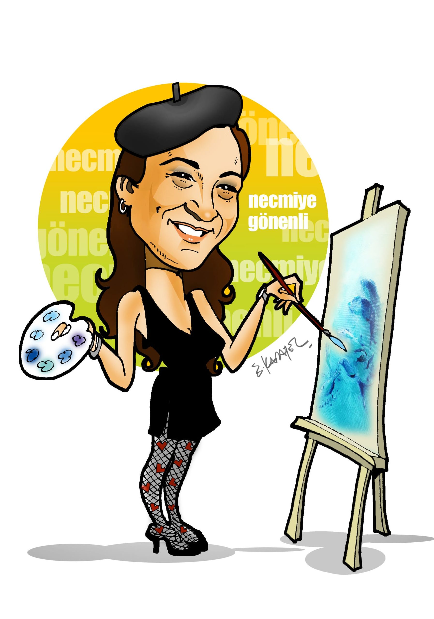 Portrait Cartoons - Erdoğan Karayel