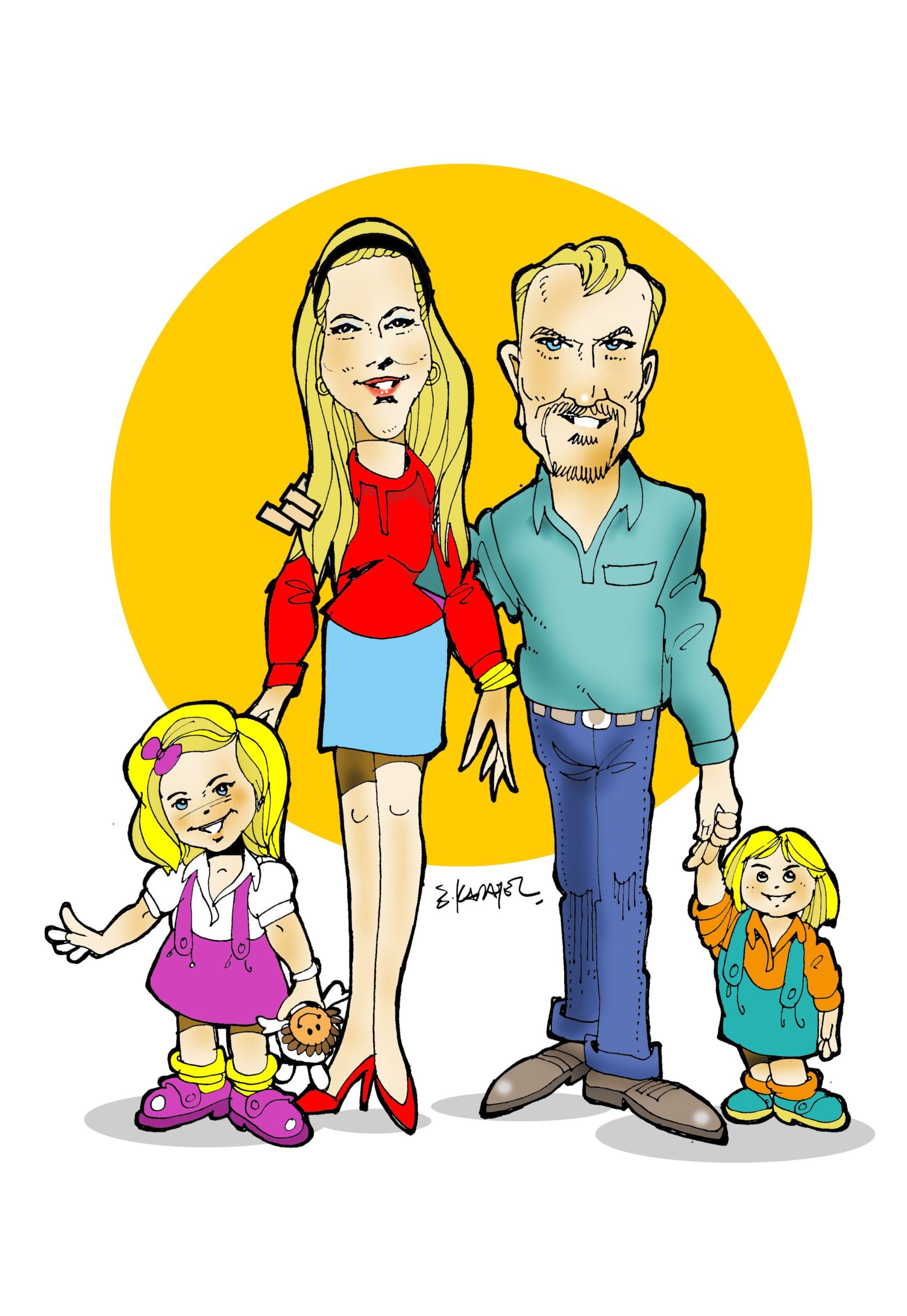 Portrait Cartoons - Erdoğan Karayel